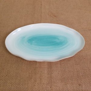 Ocean Blue Ceramic Display Plate | Interiorwise | French & Vintage ...
