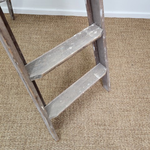 Vintage Timber Ladder by "C. Kennett & Ladder Co." Sydney ...